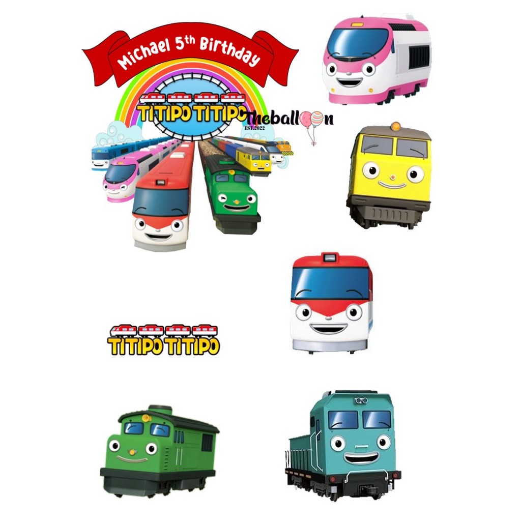 Jual Topper Cake Titipo / nama dan umur tulis dinote ya | Shopee Indonesia