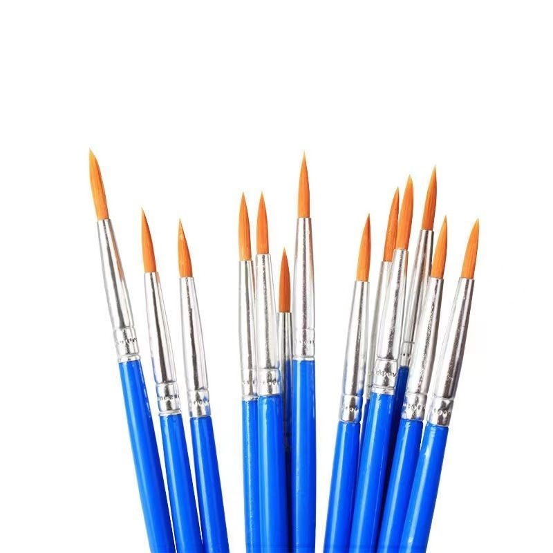 Jual MIGUNANI 50 Pcs Kuas Lukis Flat Kuas Nylon Datar Paint By Number ...