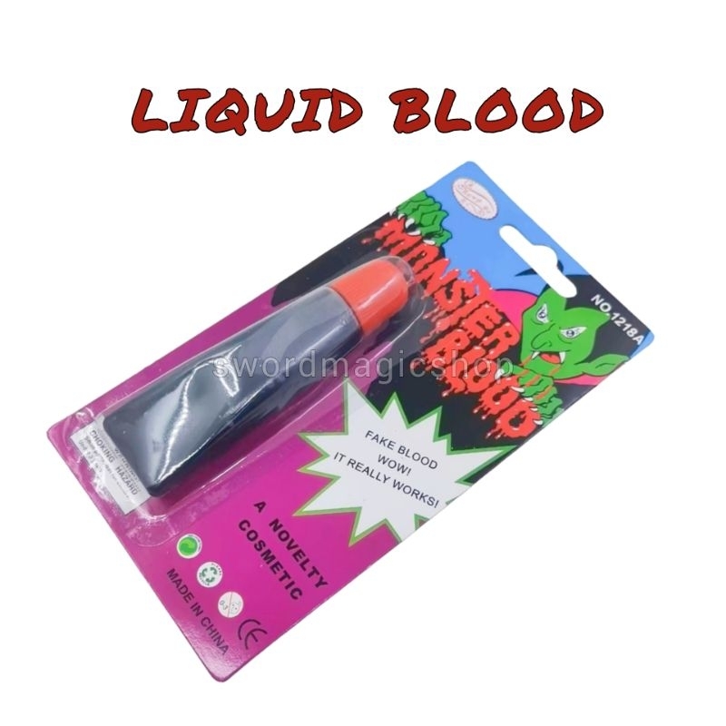 Jual Liquid Blood - Darah Mainan - Blood Capsules - Fake Blood - Darah ...