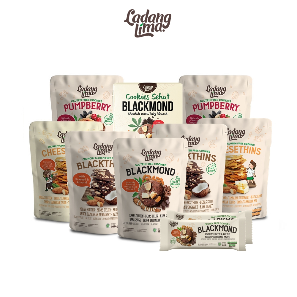 Jual Ladang lima Blackmond Pumberry Blackthin CheeseThins Cookies ...