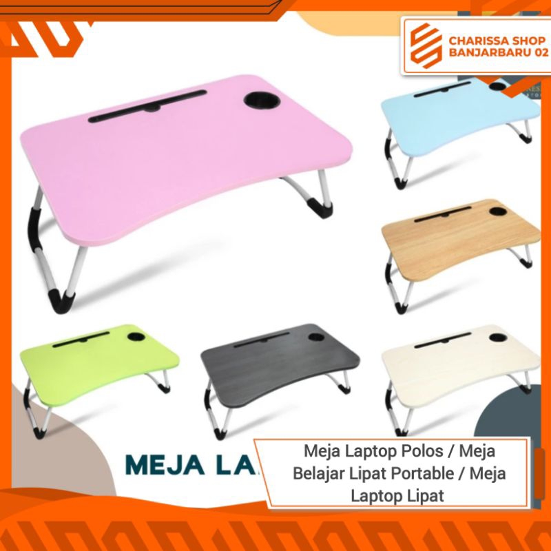 Jual Meja Laptop Polos / Meja Belajar Lipat Portable / Meja Laptop ...
