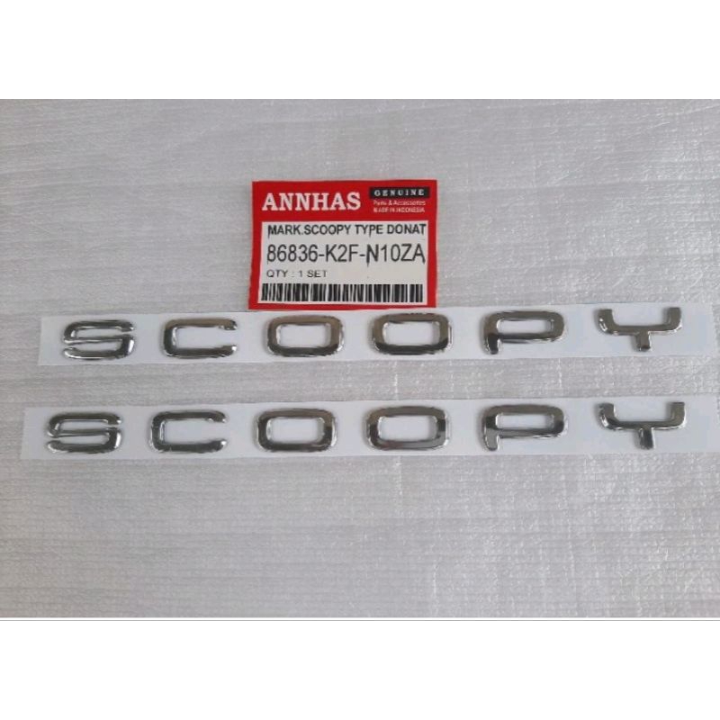 Jual Logo Emblem Scoopy Semua Scoopy..Original Honda. | Shopee Indonesia