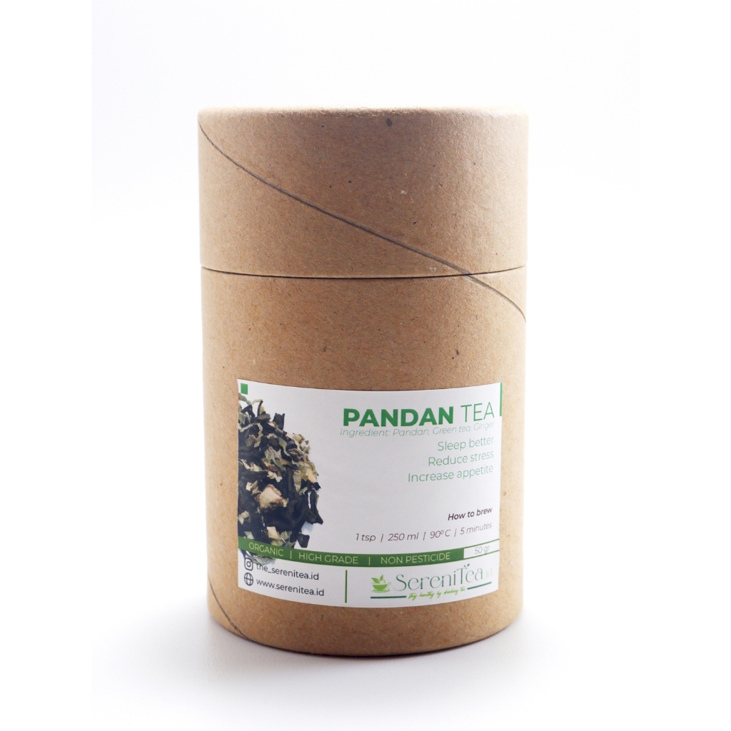 Jual Pandan Tea, teh artisan campuran green tea dan daun pandan ...
