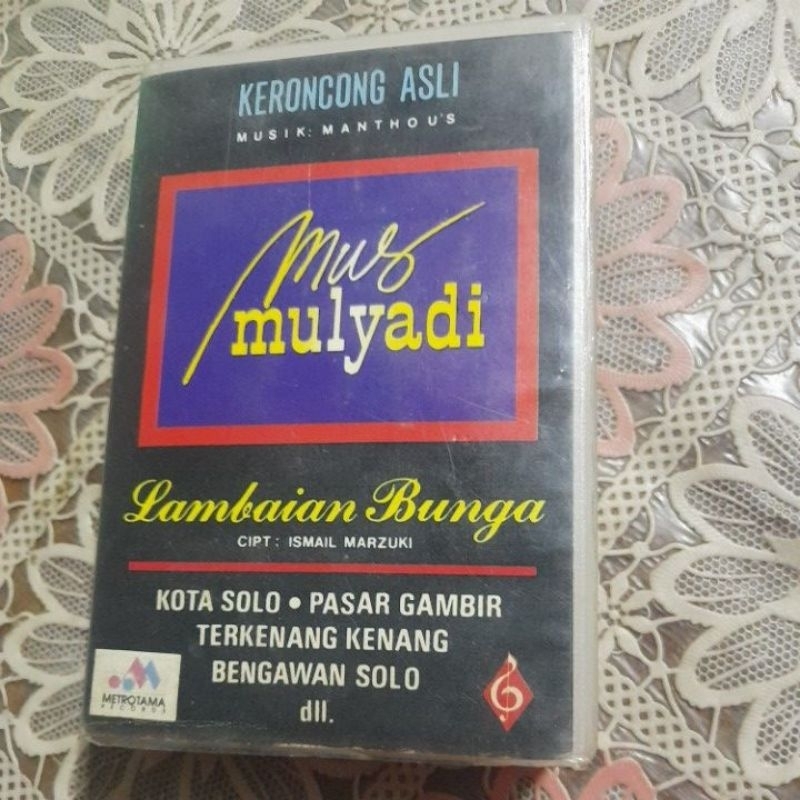 Jual kaset pita keroncong asli musik manthous mus mulyadi lambaian ...