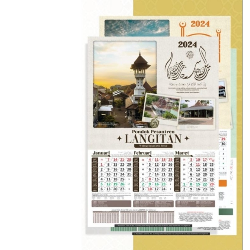 Jual Kalender 2024 Pondok Pesantren Langitan | Shopee Indonesia
