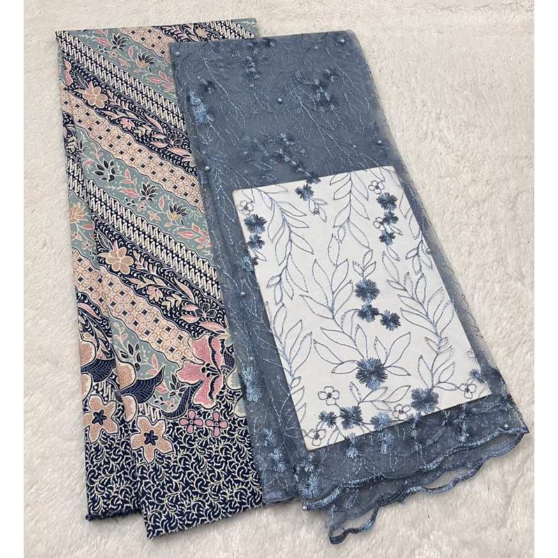 Jual Set/Paket Kain Bridesmaid Tille sakura Mutiara & Batik | Shopee ...