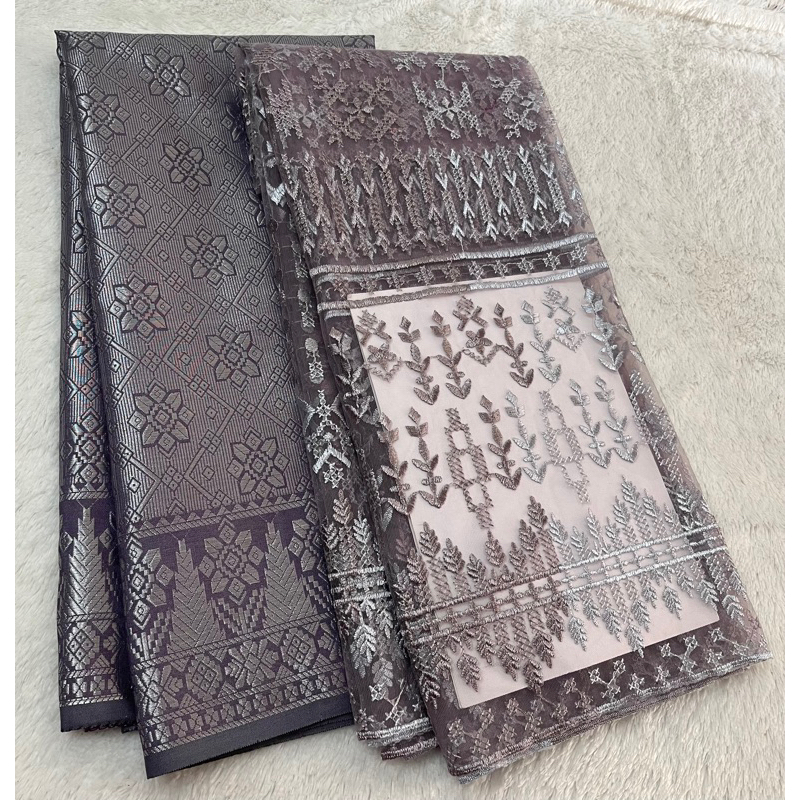 Jual Set/Paket Kain Tille Etnic & Songket / kain seragam Tile Sapto ...