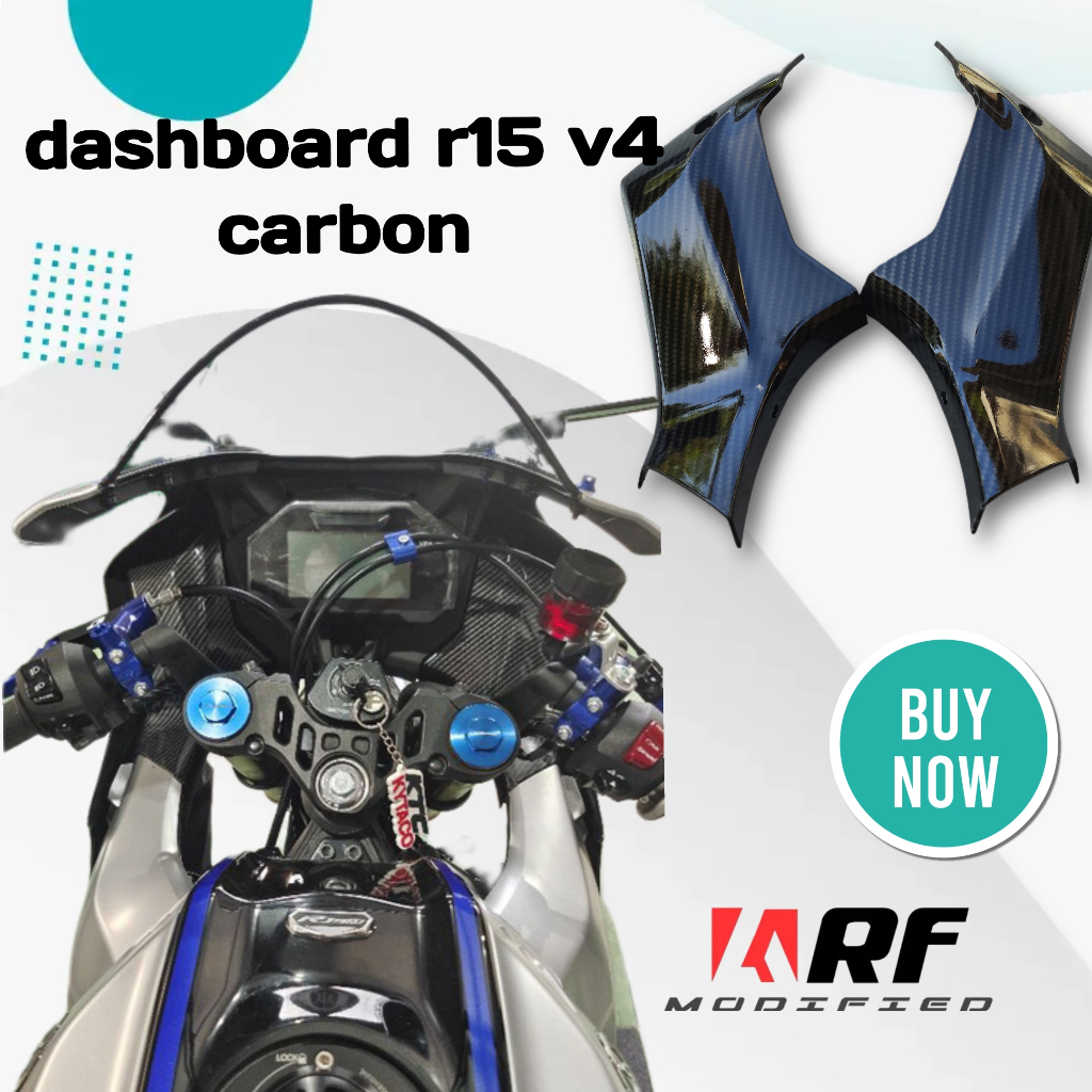 Jual Dashboard Carbon R15 V4 R15M Cover speedometer Original Yamaha R15 ...