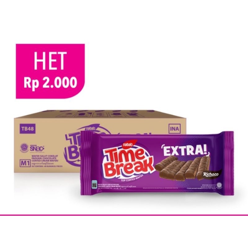Jual NABATI TIMEBREAK EXTRA 36G / NABATI TIME BREAK EXTRA / WAFER ...
