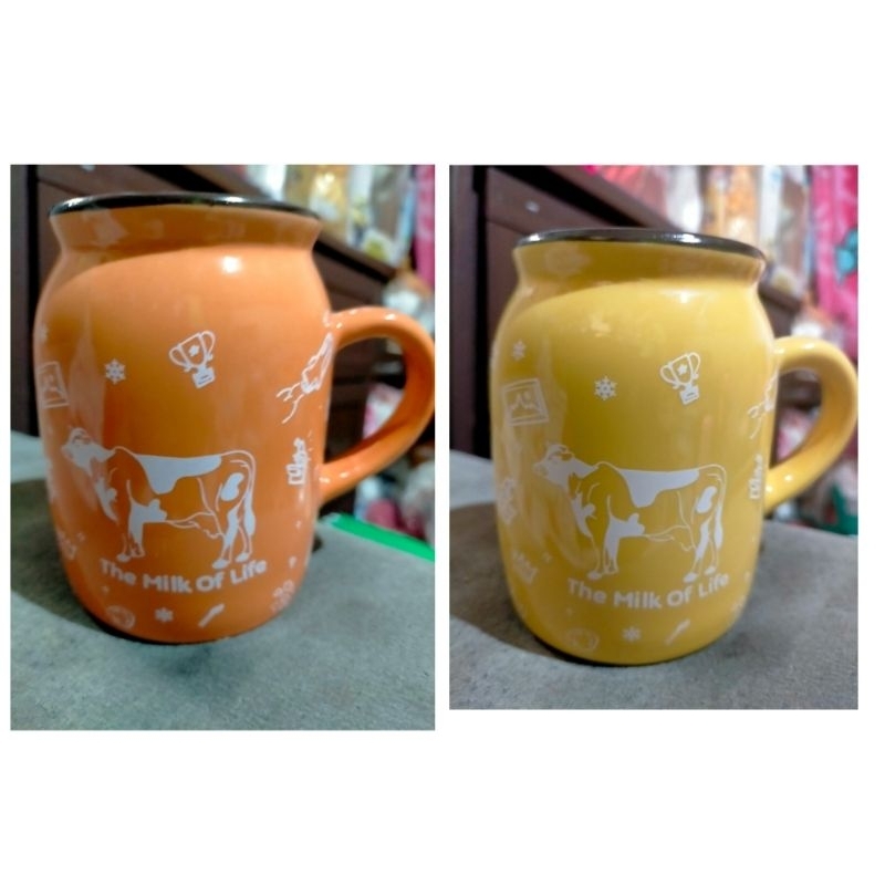 Jual Milk Life Mug kuning dan orange | Shopee Indonesia