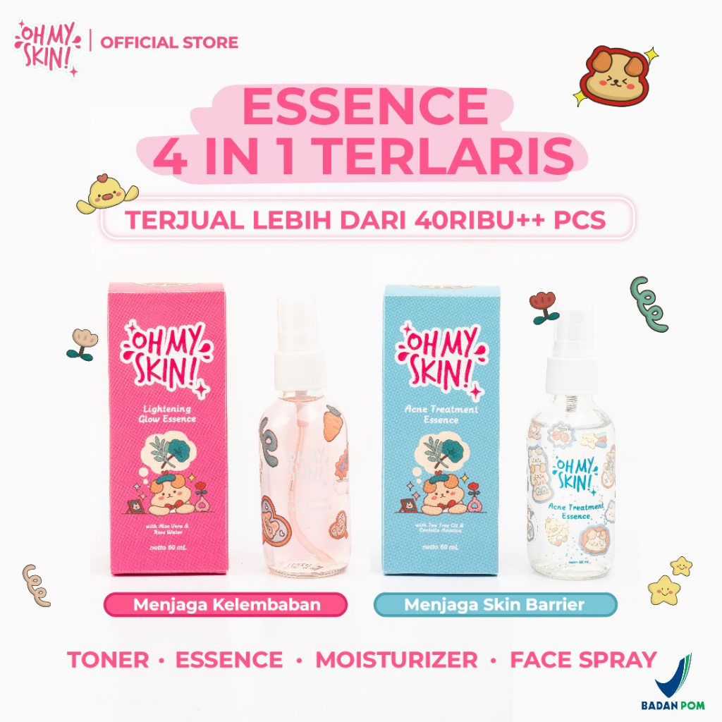 Jual Oh My Skin! ESSENCE 4in1 produk | Toner | Essence | Face Mist ...