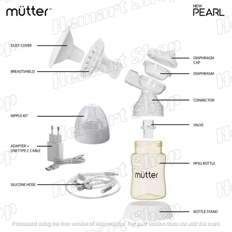 Jual SPARE PART POMPA ASI MUTTER NEW PEARL VALVE KATUP KARET DIAFRAGMA ...