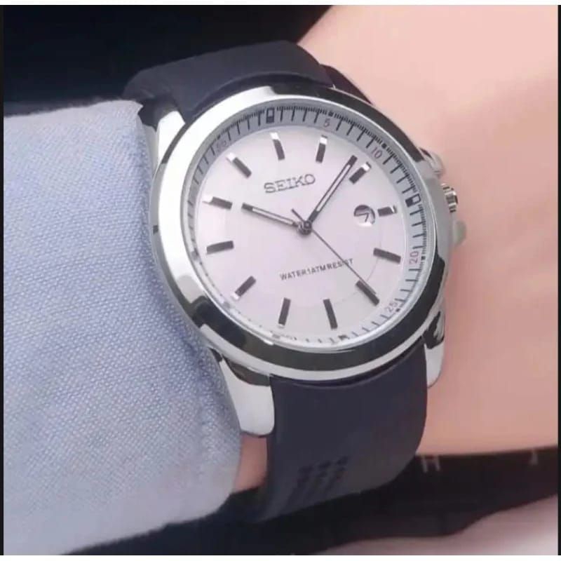 Jual Jam Tangan Fashion Pria Saiko Analog Anti Air Tali Rubber Tanggal ...