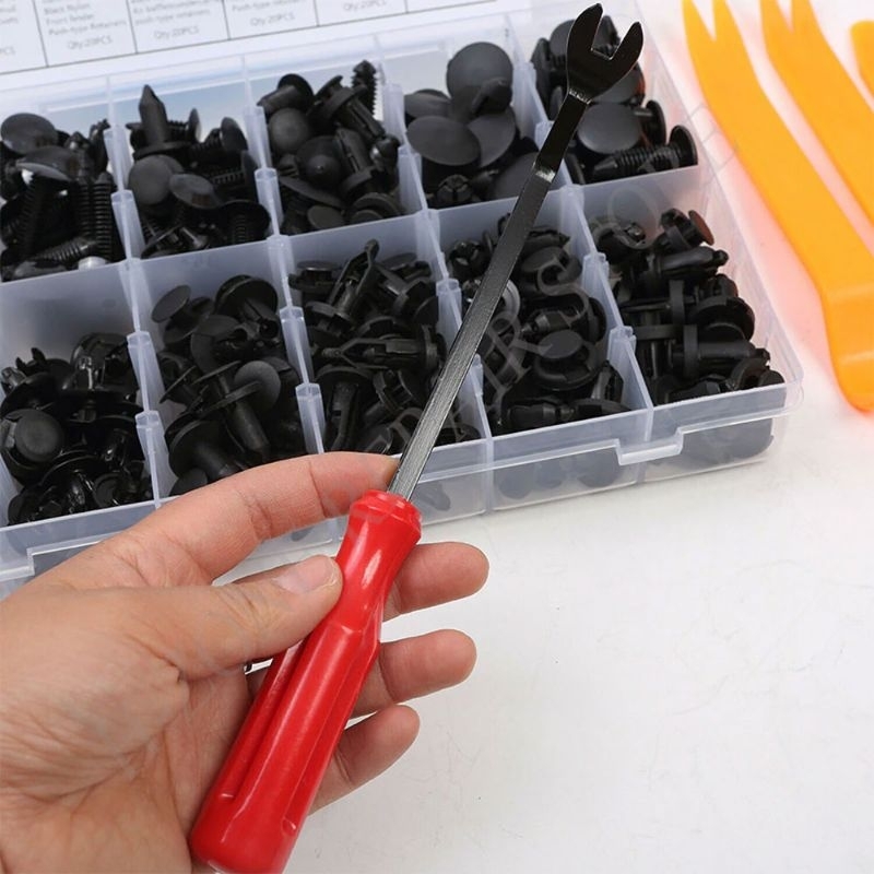 Jual baut river klip dashboard mobil 240 pcs dengan pengungkit | Shopee ...