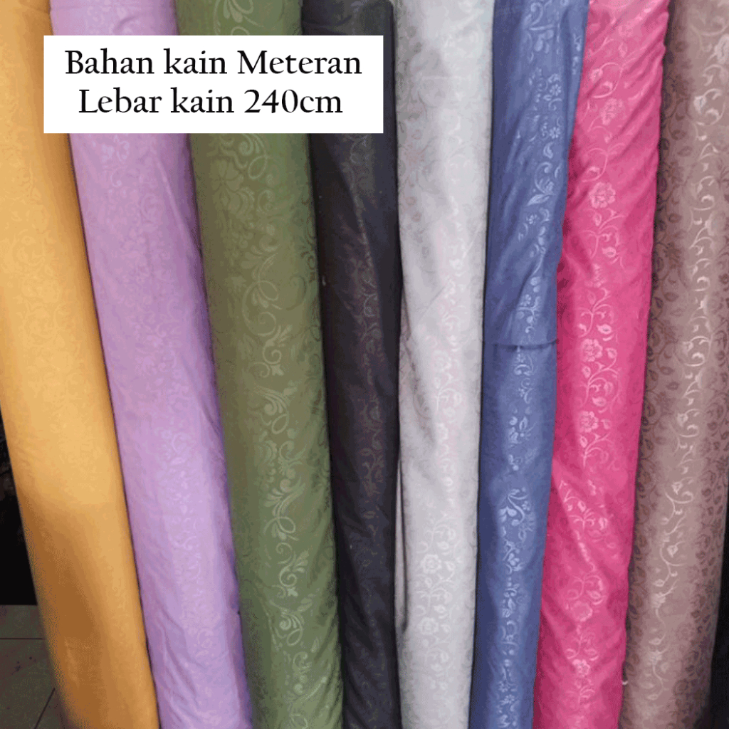 Jual Kain Katun Micro Polos Embos Meteran Bahan Spre Gorden Taplak ...