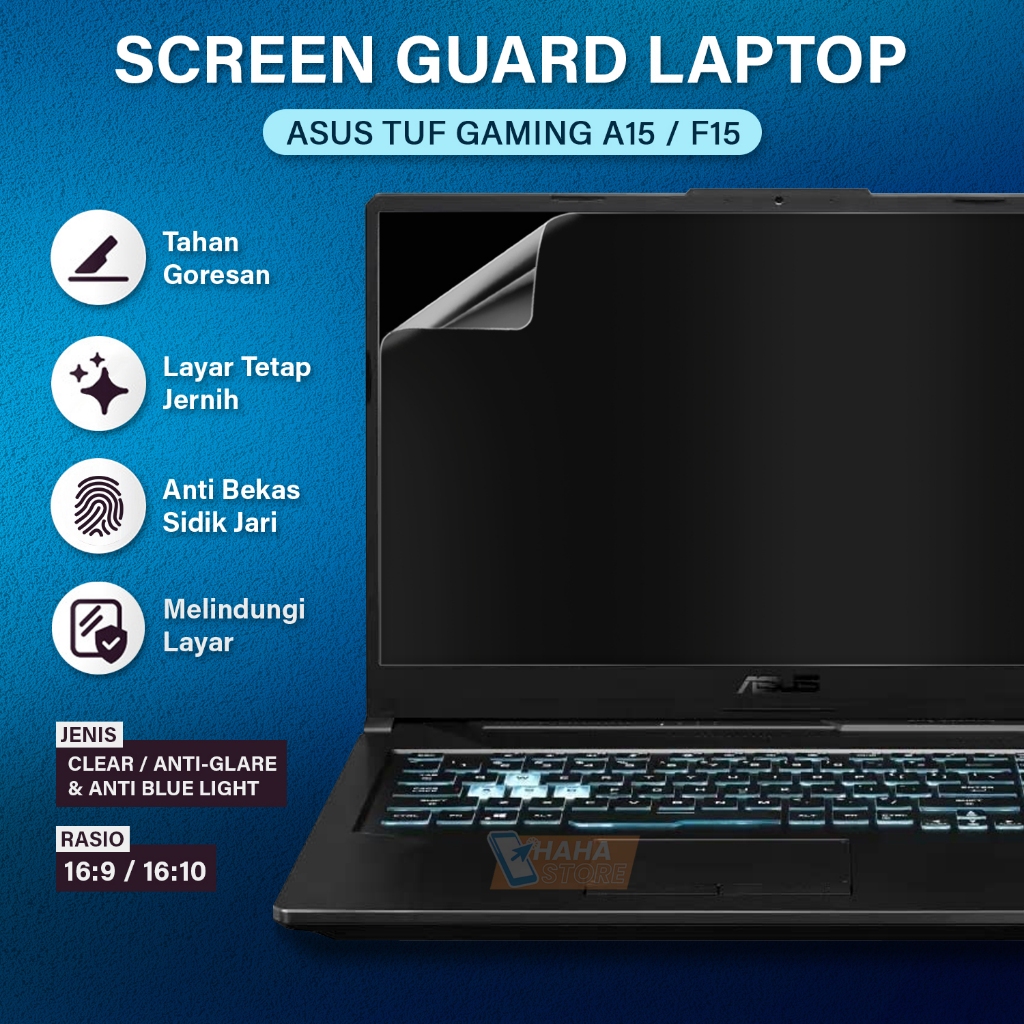 Jual Anti Gores Asus Tuf Gaming A15 F15 15.6 RTX Laptop Screen Guard ...