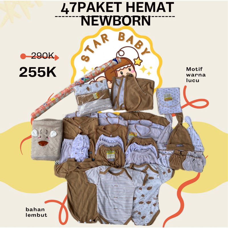 Jual 47 PCS Paket Hemat Komplit Baju Bayi Baru lahir Paket Hemat Baby ... Jual 47 PCS Paket Hemat Komplit Baju Bayi Baru lahir Paket Hemat Baby ...