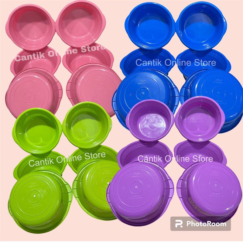 Jual Baskom Cantik ukuran 14 inch Plastik Tebal Baskom cuci Serbaguna ...