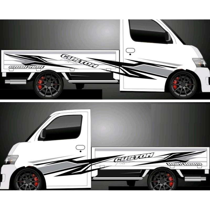 Jual Cutting sticker untuk mobil pic up grand max | L 300 | dll selalu ...