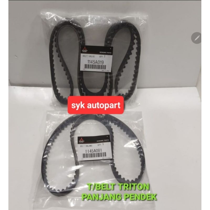 Jual TIMING BELT TRITON 2.500CC PAJERO SPORT 1145A019 panjang 1145A018 ...