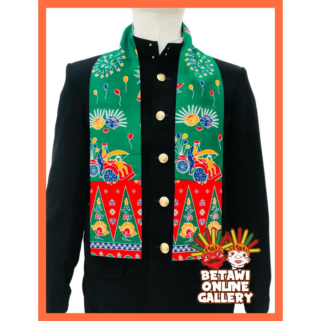Jual Cukin Syal atau Selempang Kain Batik Betawi [SATUAN] | Shopee ...