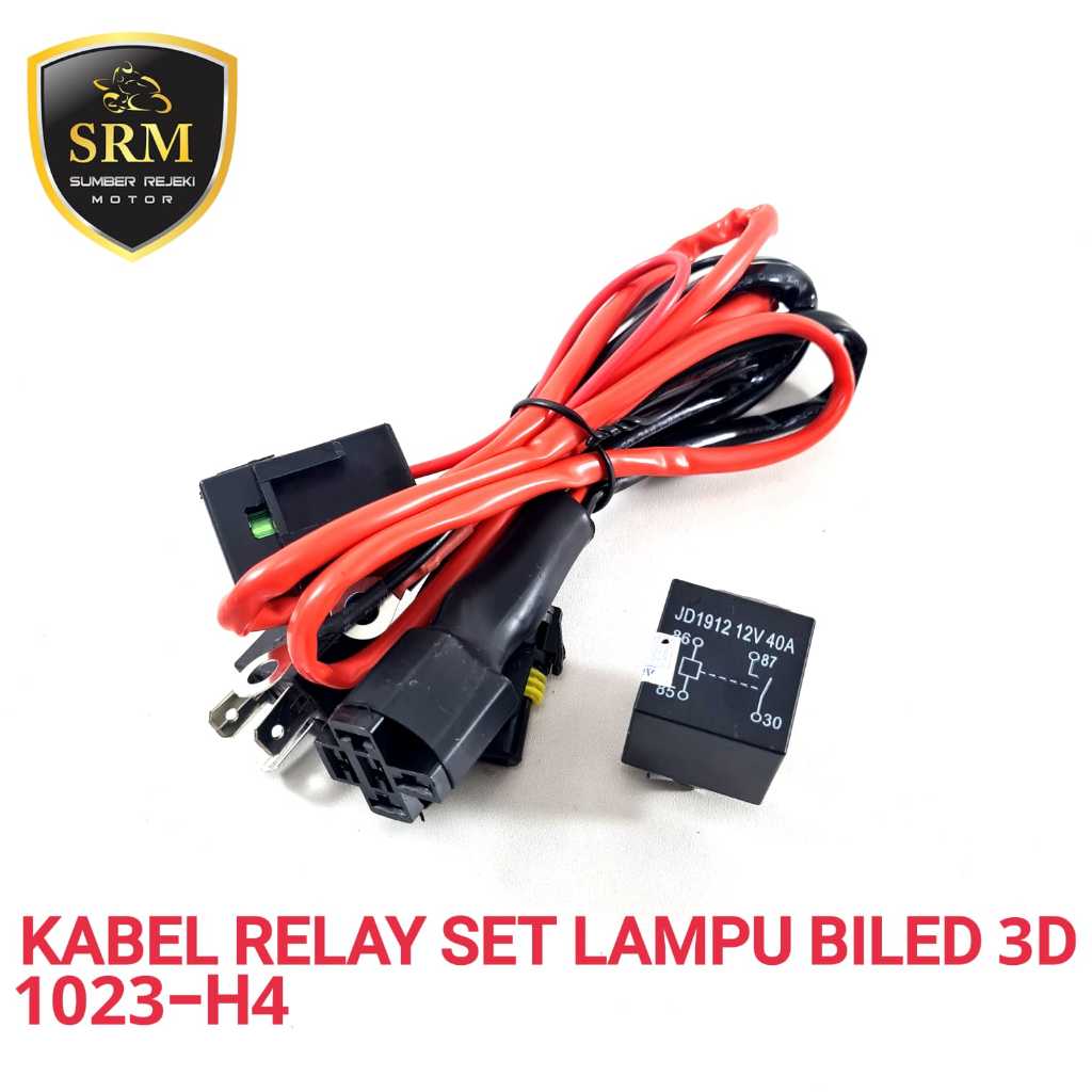 Jual Kabel Relay Set Lampu Biled 3D 1023-H4 | Shopee Indonesia