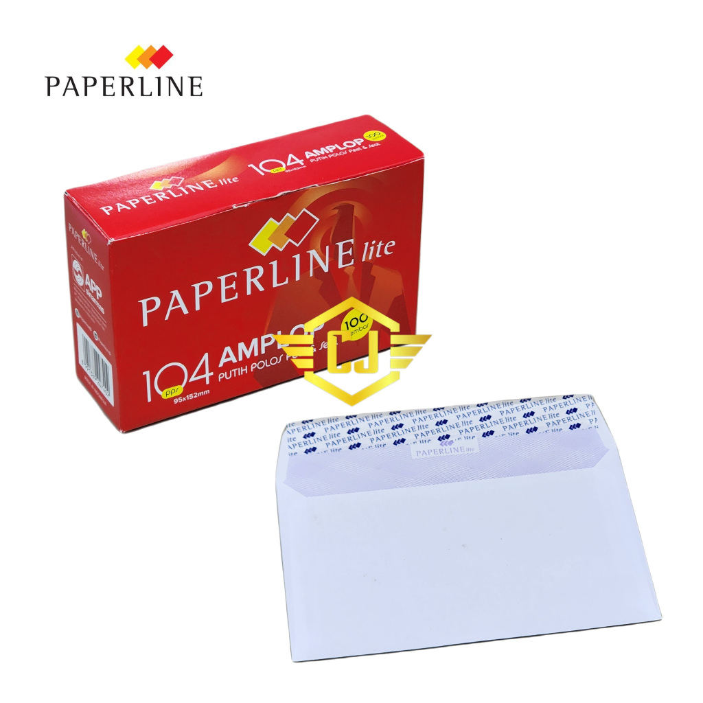 Jual Amplop Paperline 104 lite 70gsm (95x152mm) | Shopee Indonesia