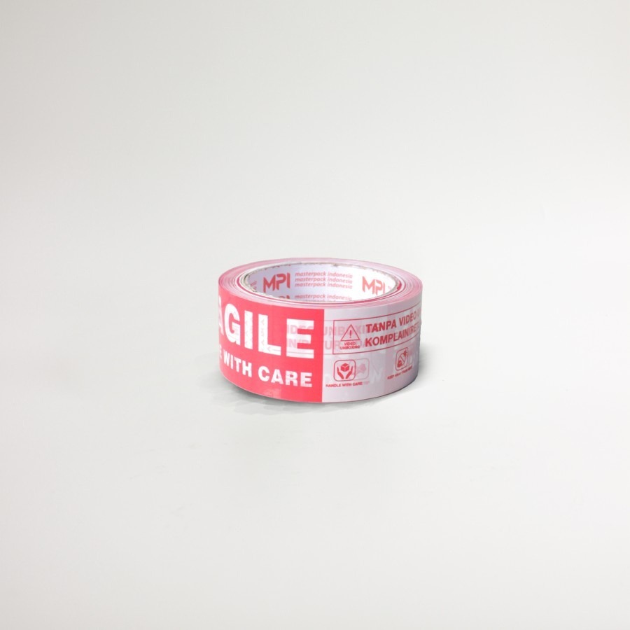Jual Lakban Fragile Lakban Jangan Dibanting 1 Roll Lakban Isolasi ...
