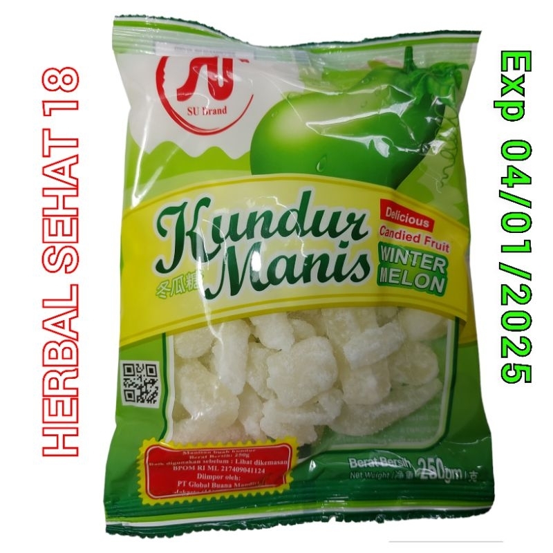 Jual Kundur Manis Winter Melon 250g / Candied Fruit / Tangkui / Tangkue ...