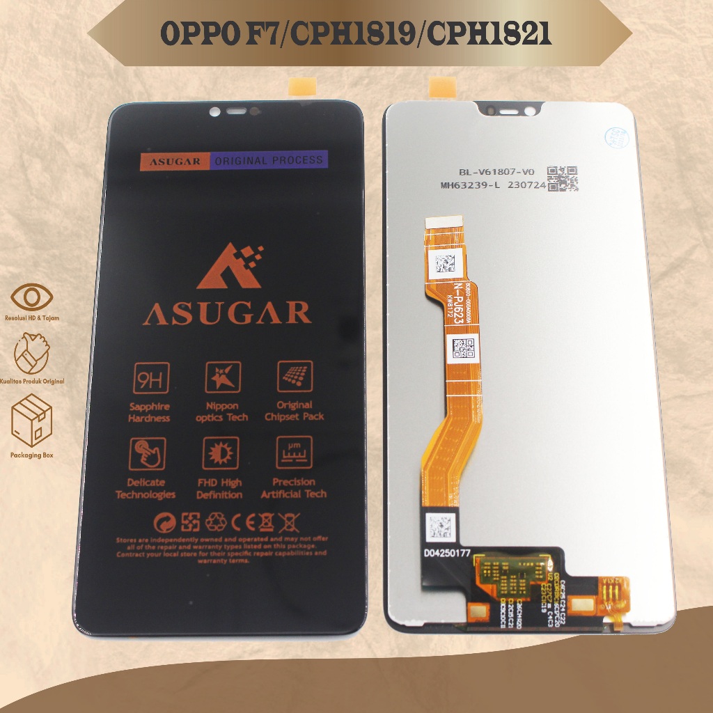 Jual BERGARANSI !!! LCD OPPO F7 / CPH1819 / CPH1821 FULLSET TOUCHSCREEN ...