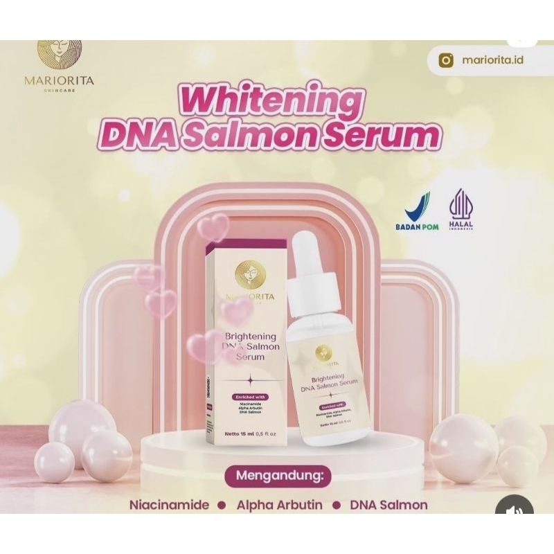 Jual SERUM DNA SALMON || MARIORITA SERUM || MARIORITA SKINCARE | Shopee ...