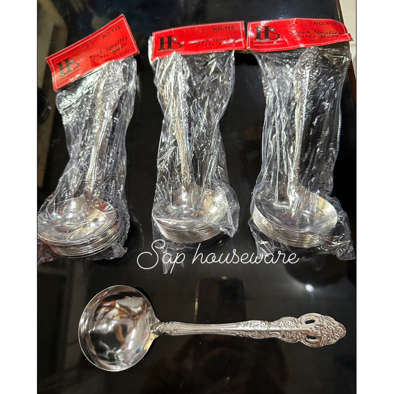 Jual Irus wayang stainless isi 12pc/irus sayur/sendok sayur/irus kecil ...