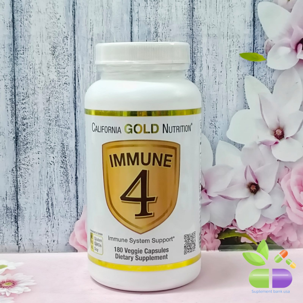Jual California Gold Nutrition Immune 4 Immune System Support 180veg ...