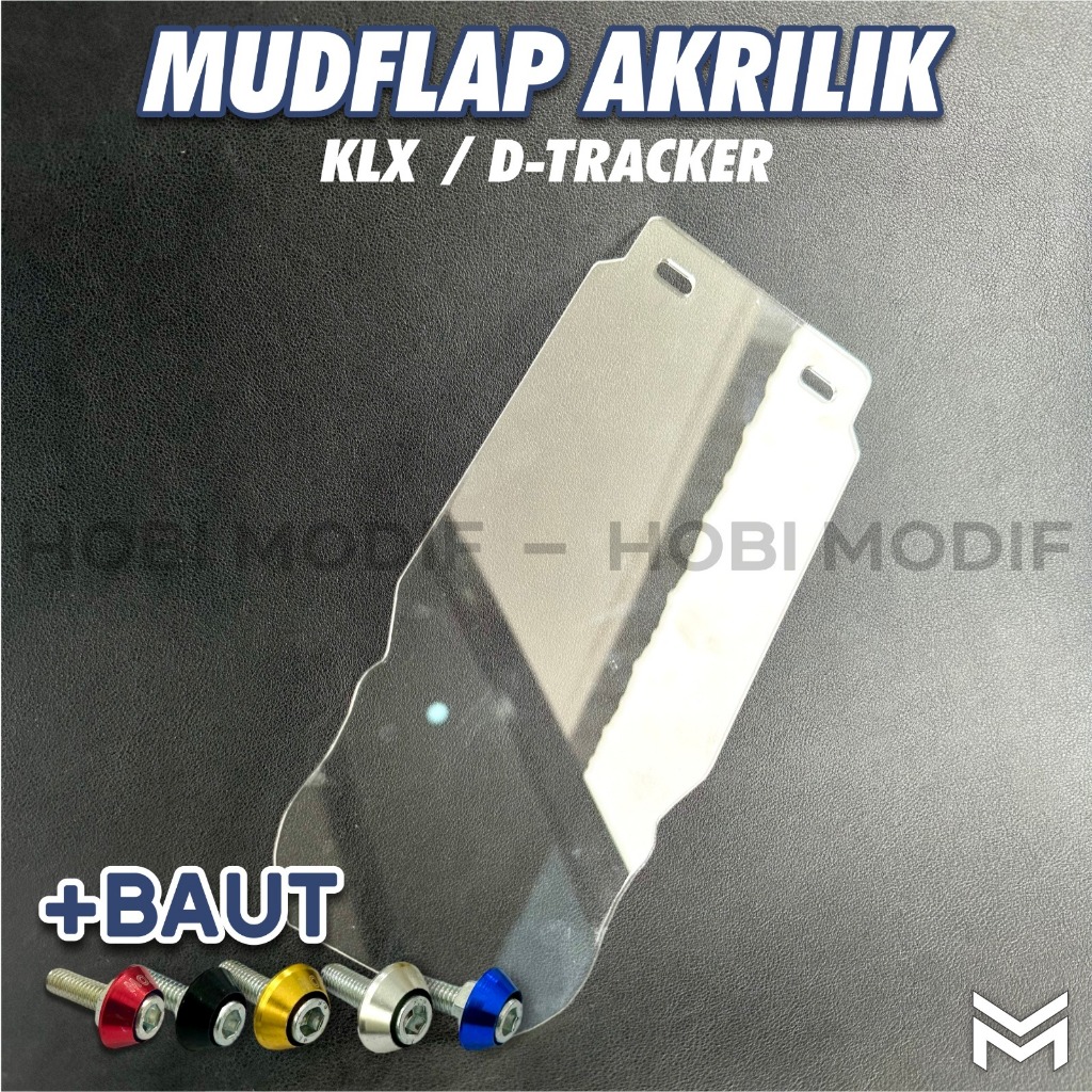 Jual MUDFLAP KACA AKRILIK 2 MM PENAHAN LUMPUR MOSCOW ACRILIC KLX DAN D ...
