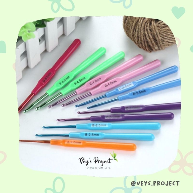 Jual Jarum Rajut / Hakpen Rajut / Hook Crochet | Shopee Indonesia