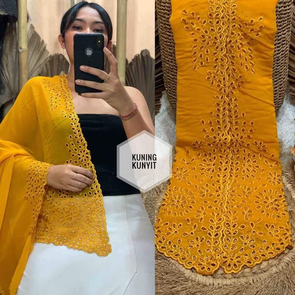 Jual Kain Bordir - Kerawang Biji | Shopee Indonesia