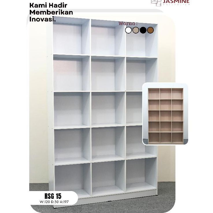 Jual (KHUSUS SURABAYA) RAK SERBAGUNA / RAK BUKU / RAK SUSUN / RAK SEKAT ...