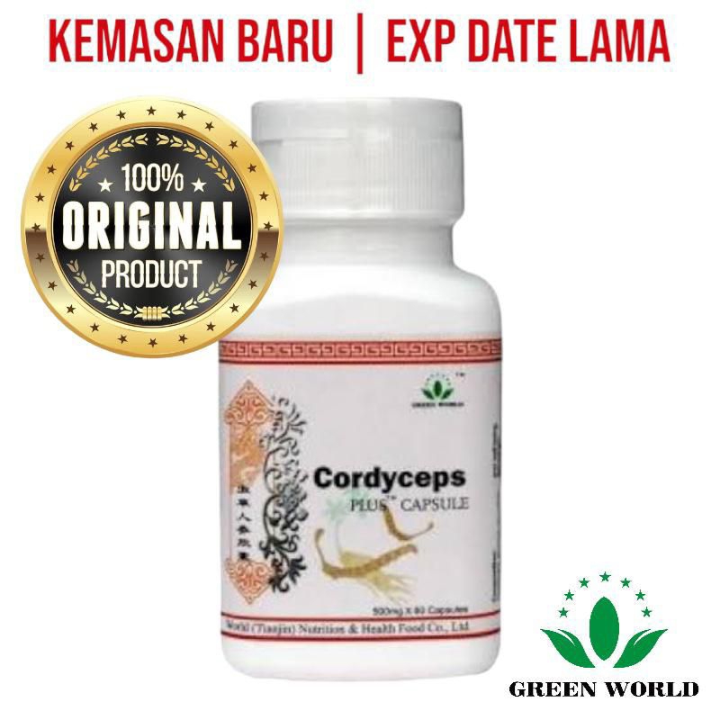 Jual cordyceps plus capsule green world original - Cordyceps capsule ...