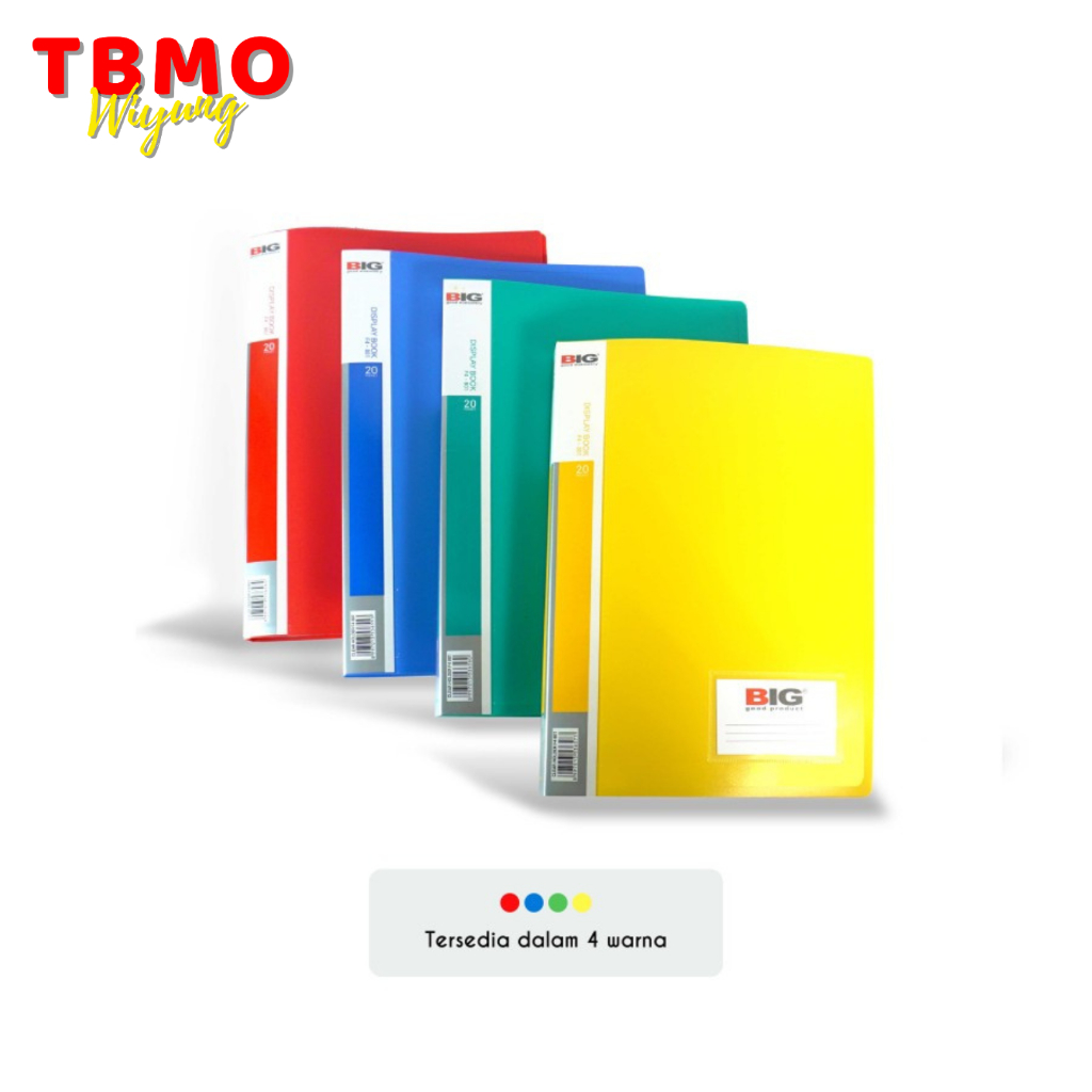 Jual TBMO BIG Clear Holder / Document Keeper F4 Folio 801 isi 20 Lembar ...
