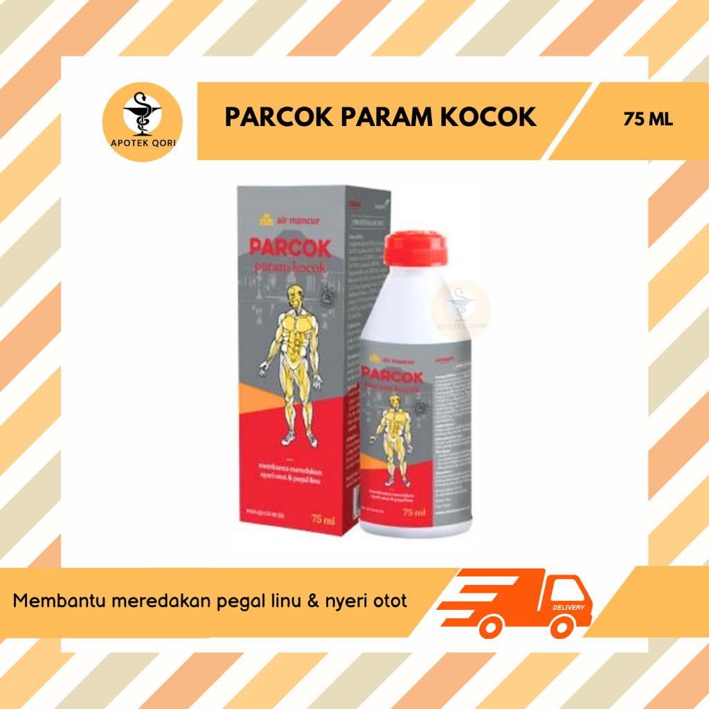 Jual PARAM KOCOK PARCOK AIR MANCUR 75 ML/OBAT GOSOK/PEGAL LINU/OTOT ...