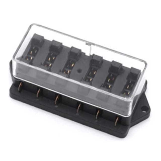 Jual Kotak Sekring Fuse Box Universal 12V 6 Way Untuk Mobil | Shopee ...