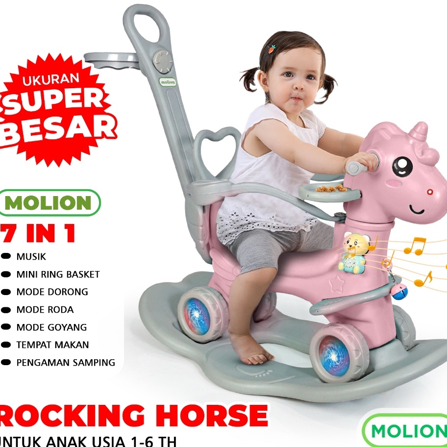 Jual Banyak Peminat SPEEDS X Molion Mainan Kuda Kudaan Anak Rocking ...
