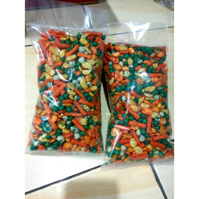 Jual KACANG CAMPUR MIX KACANG JAIPONG MIX BERAT 200 gr SNACK KILOAN ...