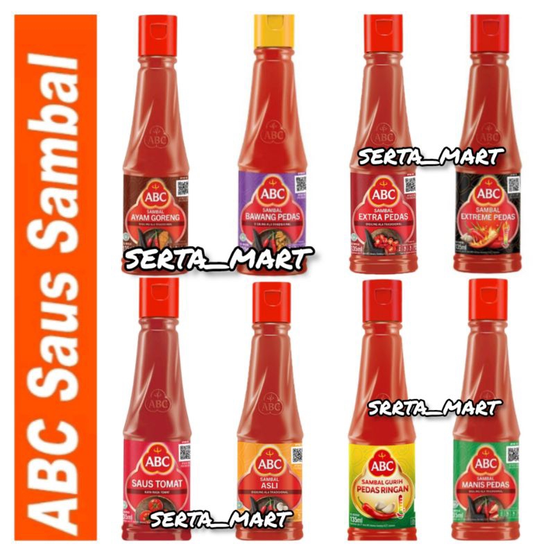 Jual ABC Sambal Asli / Extreme / Extra Pedas Manis / Bawang / Sambal ...