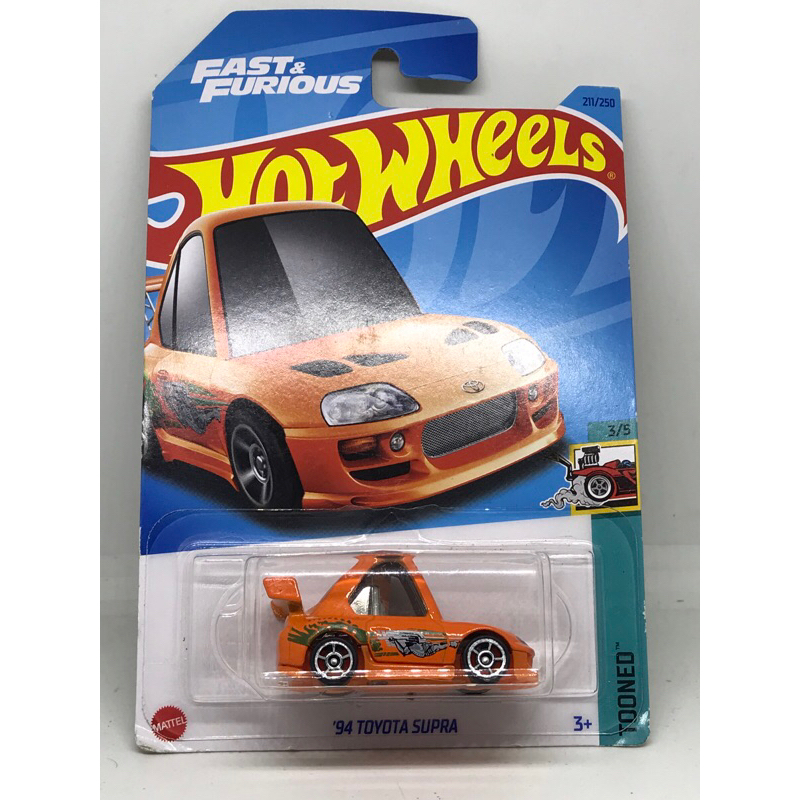 Jual Hotwheels 94 Toyota Supra FnF Tooned | Shopee Indonesia