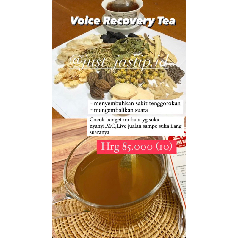 Jual voice recovery tea cheng woh (PO PENANG) | Shopee Indonesia