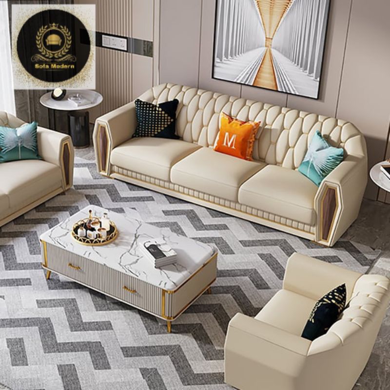 Jual Sofa Set 321 Modern Minimalis Ruang Tamu Model Terbaru Super Kuat ...