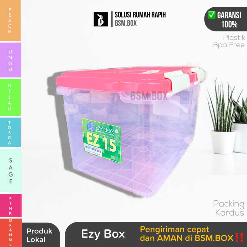 Jual Box Container Plastik Ezy Cb 15 Liter Kontainer box murah ...