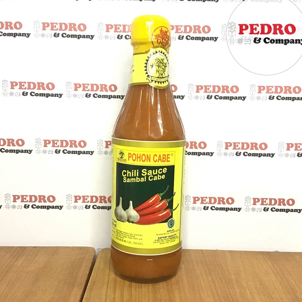 Jual B@u Pohon cabe chili sauce sambal cabe 330ml - sedang Ready Gan ...