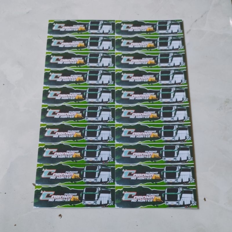 Jual stiker panjang kids panda sticker bus basuri | Shopee Indonesia